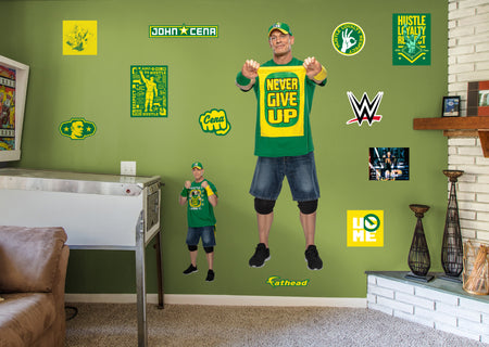 John Cena - RealBig Collection - Official WWE - Reusable Vinyl Wall De ...