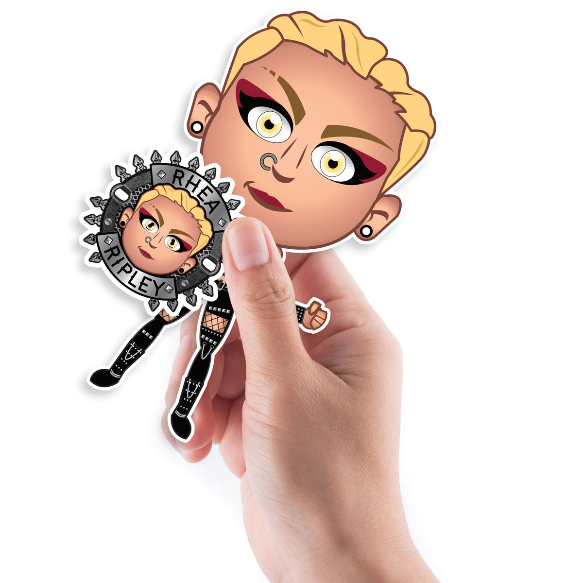 Rhea Ripley - 5 Minis (Mixed Sizes) - Official WWE - Reusable Vinyl De ...