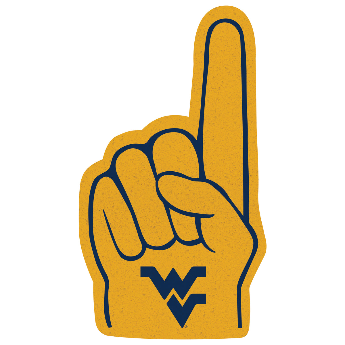 West Virginia Mountaineers - RealBig Foam Finger Collection - Official ...