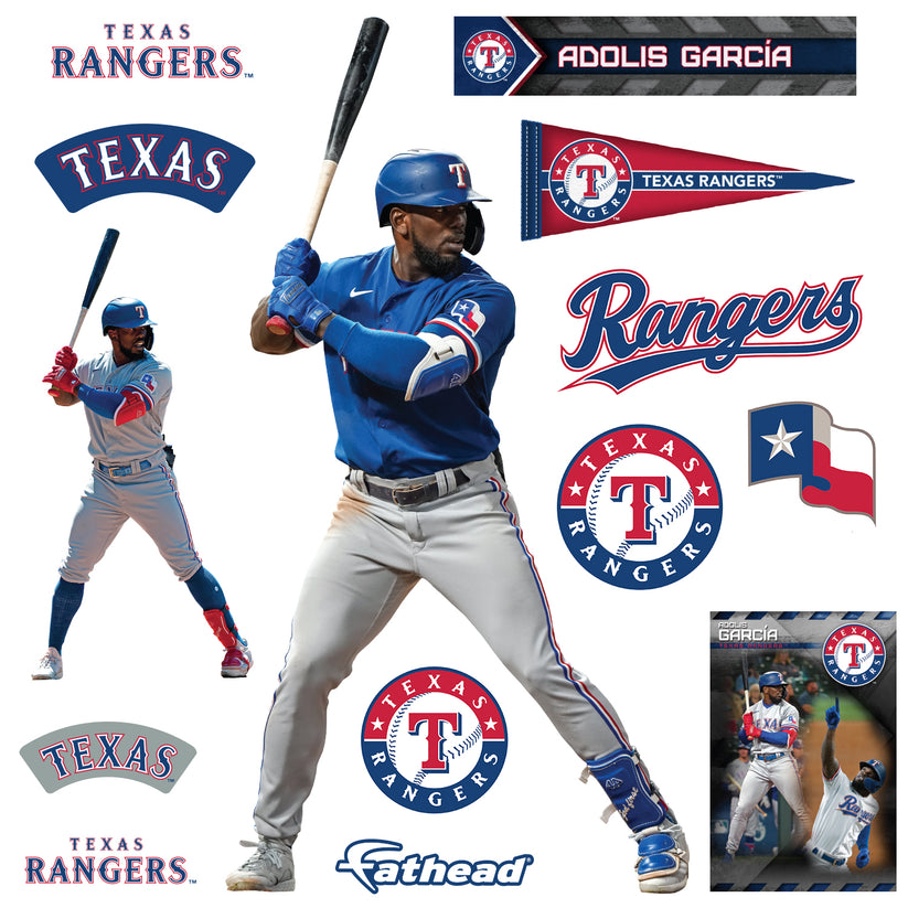 Texas Rangers: Adolis García - Officially Licensed MLB Removable Adhes ...