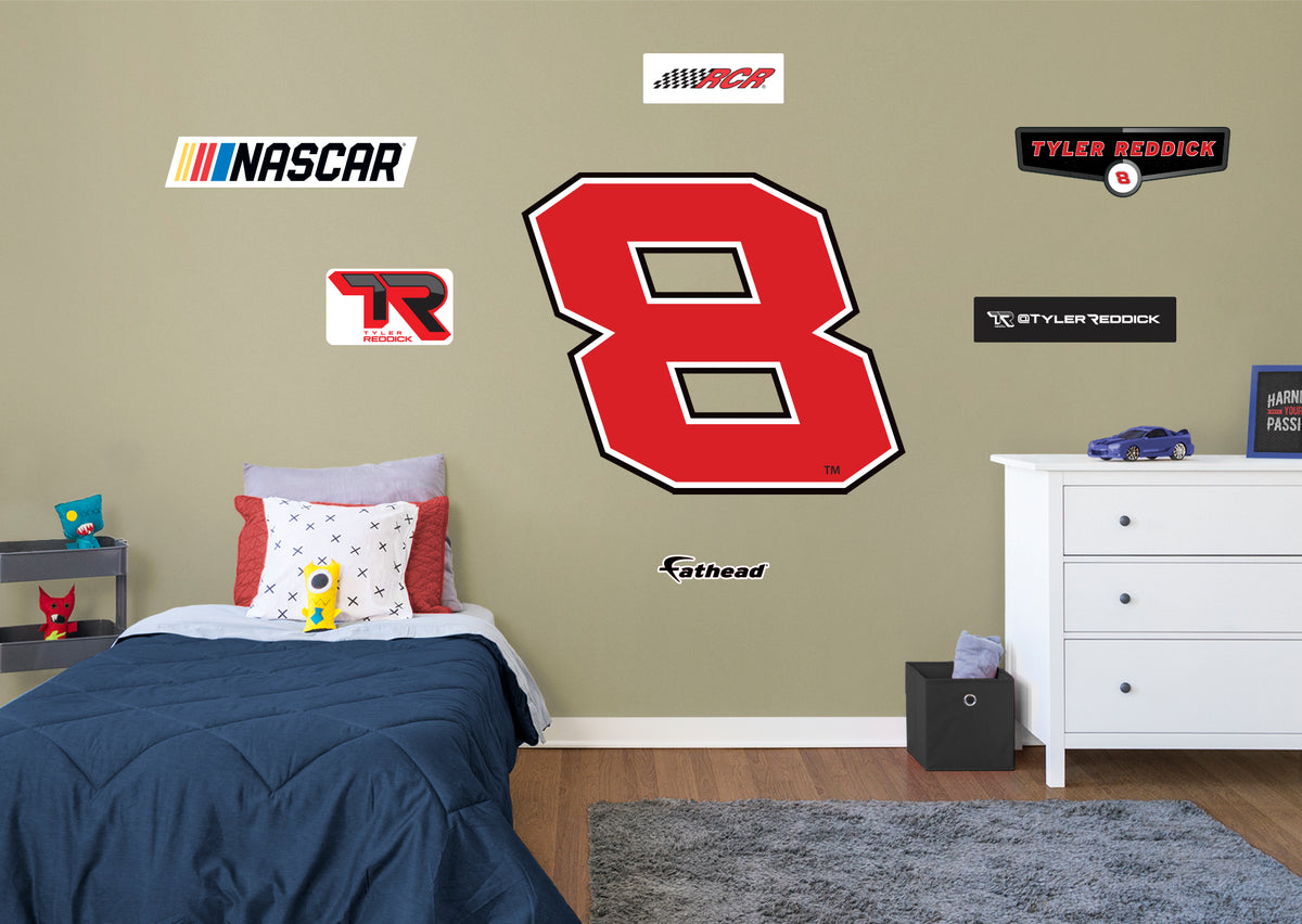 Tyler Reddick #8 Logo - RealBig Collection - Official NASCAR - Reusabl ...