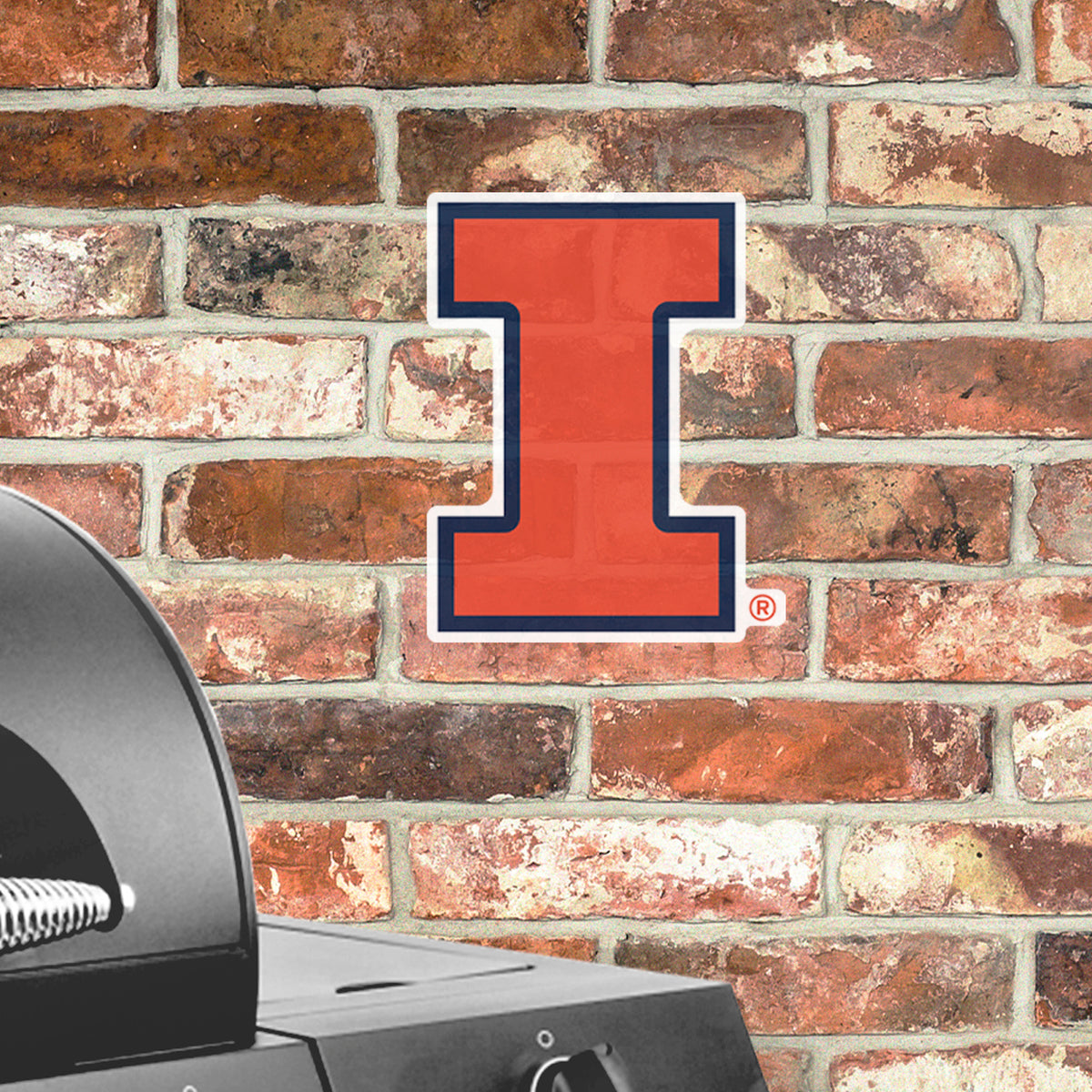 Illinois Fighting Illini - Logo - Outdoor Wall Decals - Official NCAA ...