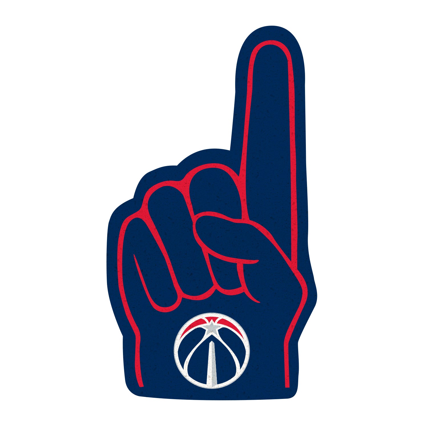 Foam Finger - Big Head - Official NBA - Washington Wizards - Foam Core ...