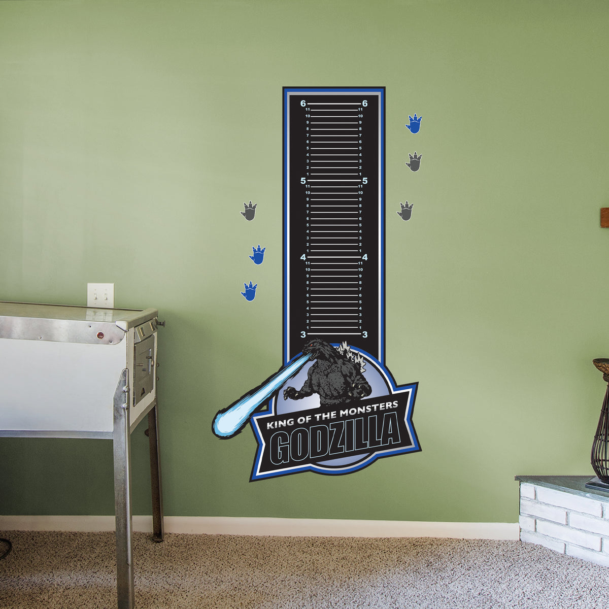 Godzilla King of the Monsters - Growth Chart - Official Toho - Reusabl ...