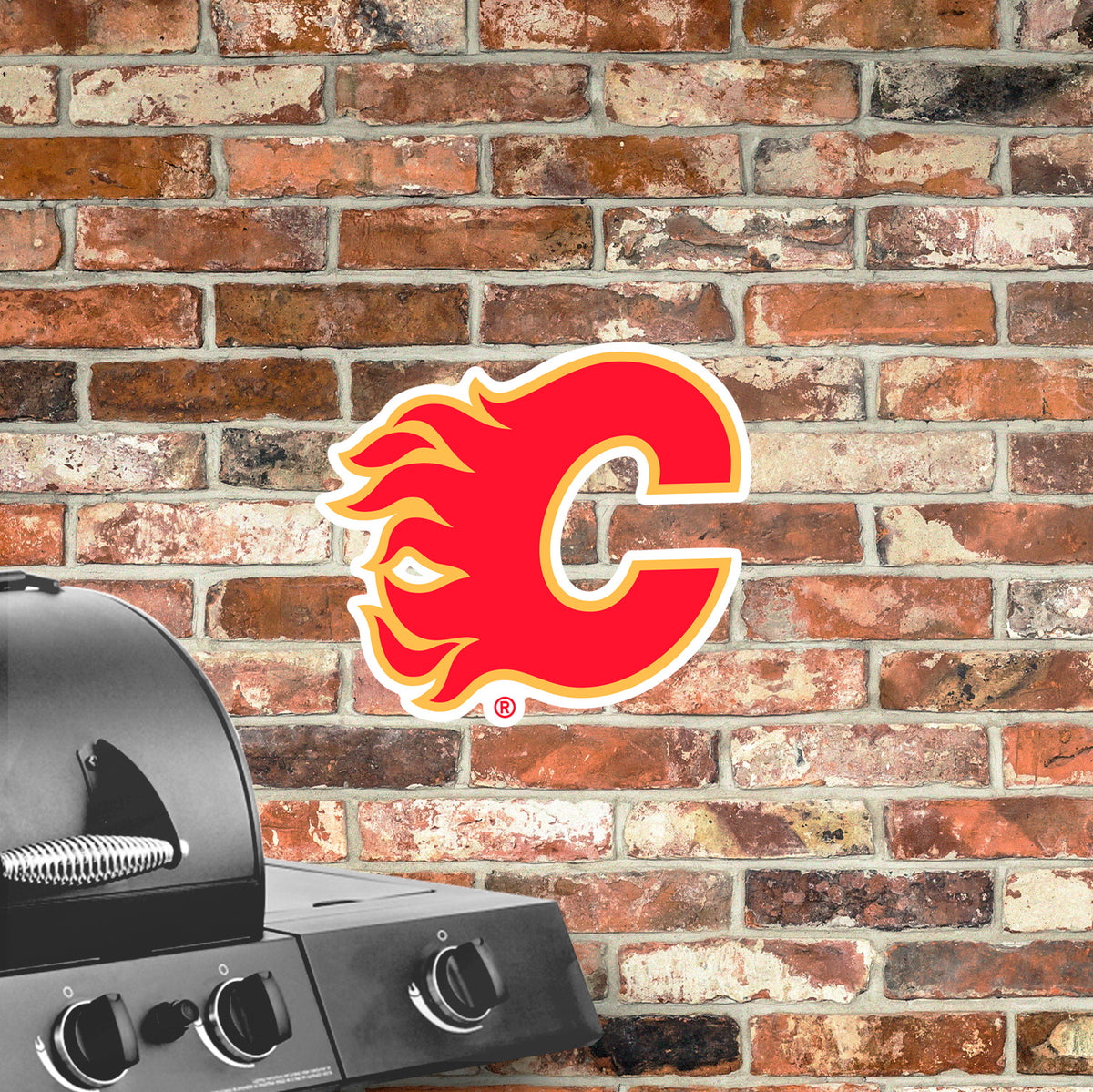 Calgary Flames - Logo - Outdoor Wall Decals - Official NHL - Scratch R ...