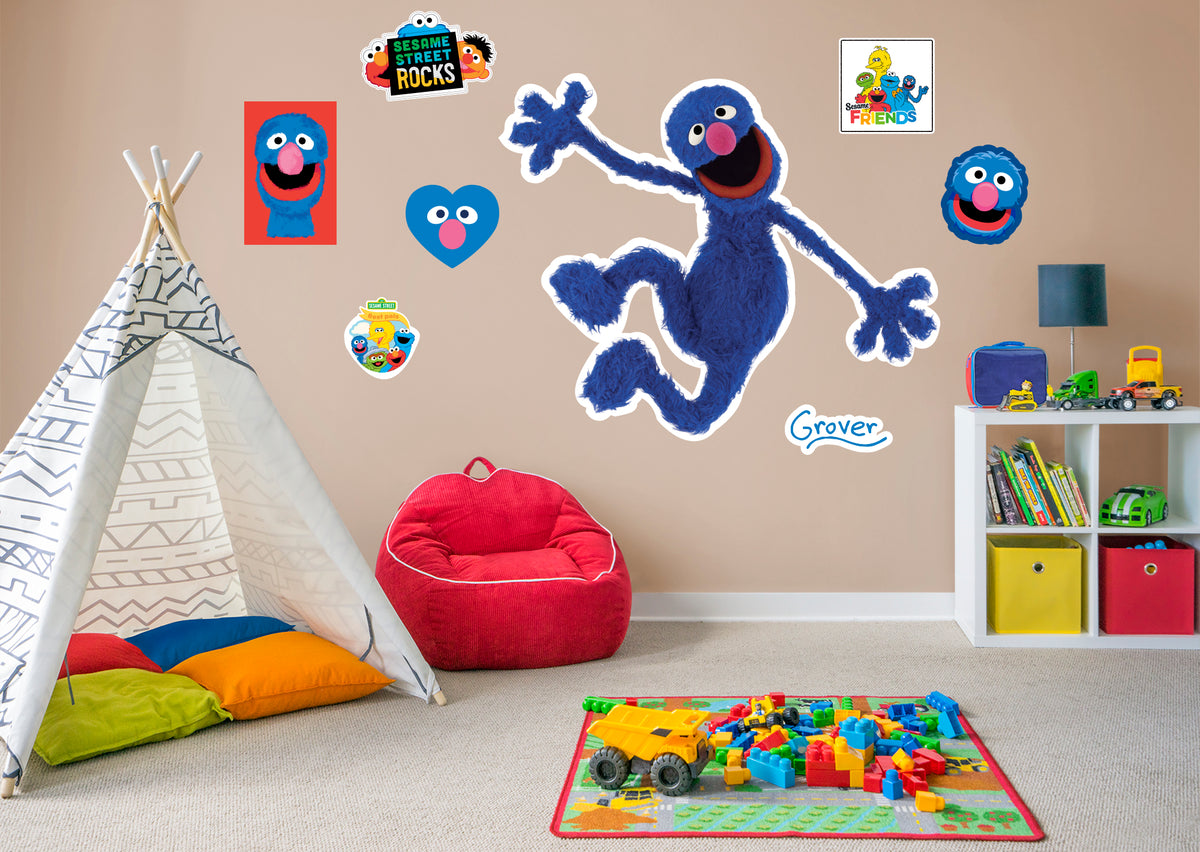 Grover - RealBig Collection - Official Sesame Street - Reusable Vinyl ...