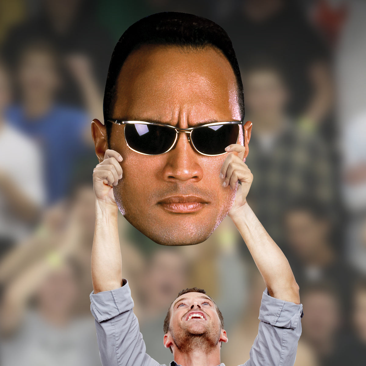The Rock - Big Head - Official WWE - Attitude Era - Foam Core Cutout ...