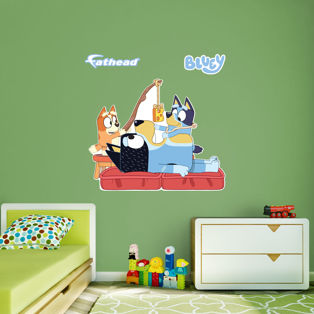 Bandit, Bluey, Bingo - Bluey - RealBig Hospital Cheese Icon Collection ...