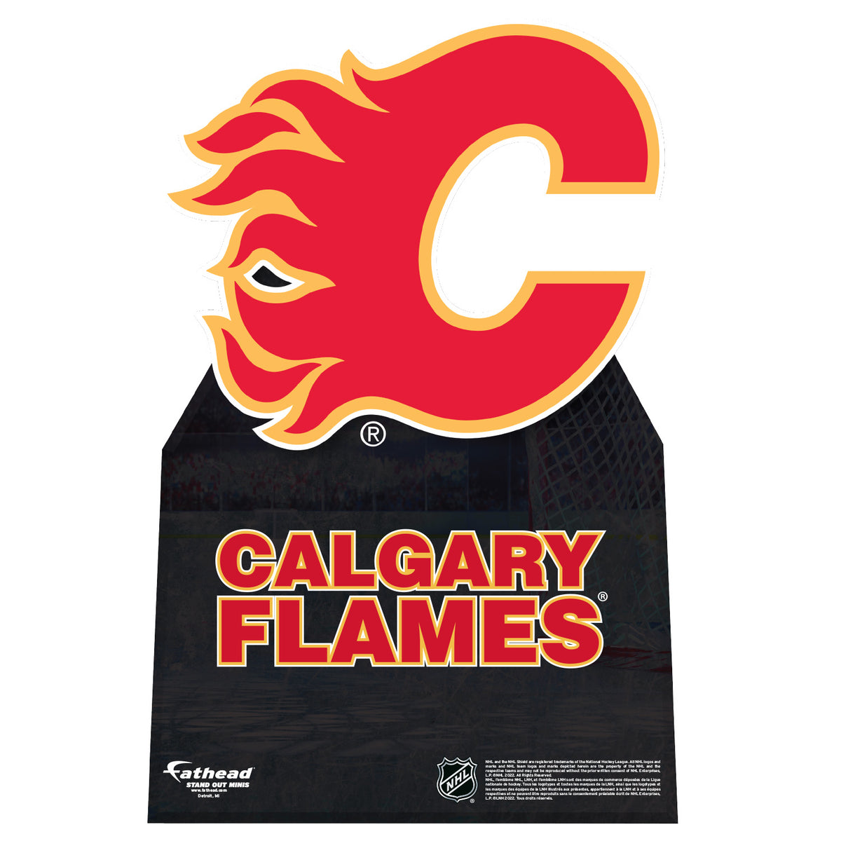Calgary Flames Logo - Mini Stand Out - Official NHL - Cardstock Cutout ...