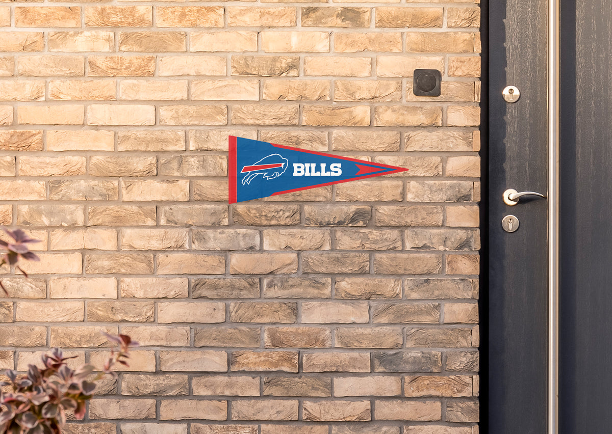 Buffalo Bills - Pennant - Outdoor Wall Decal - Official NFL - Scratch ...