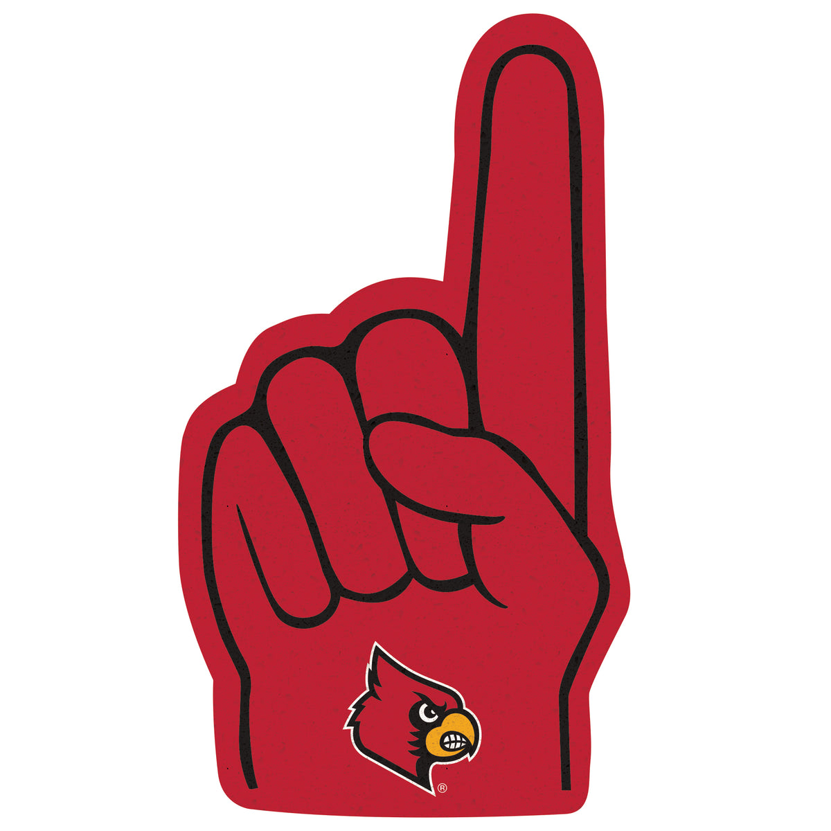 Louisville Cardinals - RealBig Foam Finger Collection - Official NCAA ...
