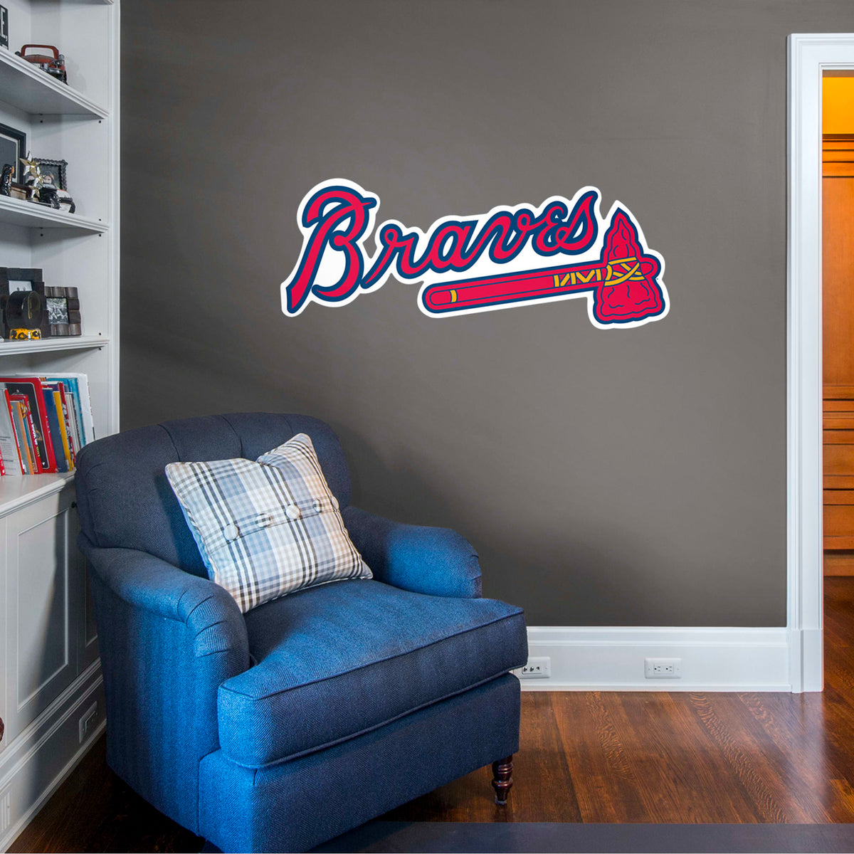 Atlanta Braves Logo Removable Wall Decal | Fathead Official Site