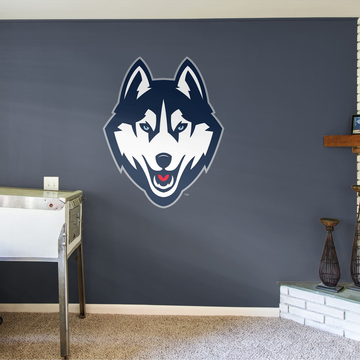 UConn Huskies Logo Removable Wall Decal | Fathead Official Site