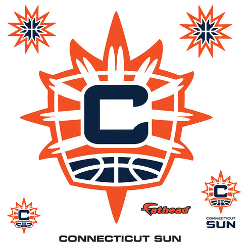Connecticut Sun: Connecticut Sun Logo - Officially Licensed WNBA Remov ...