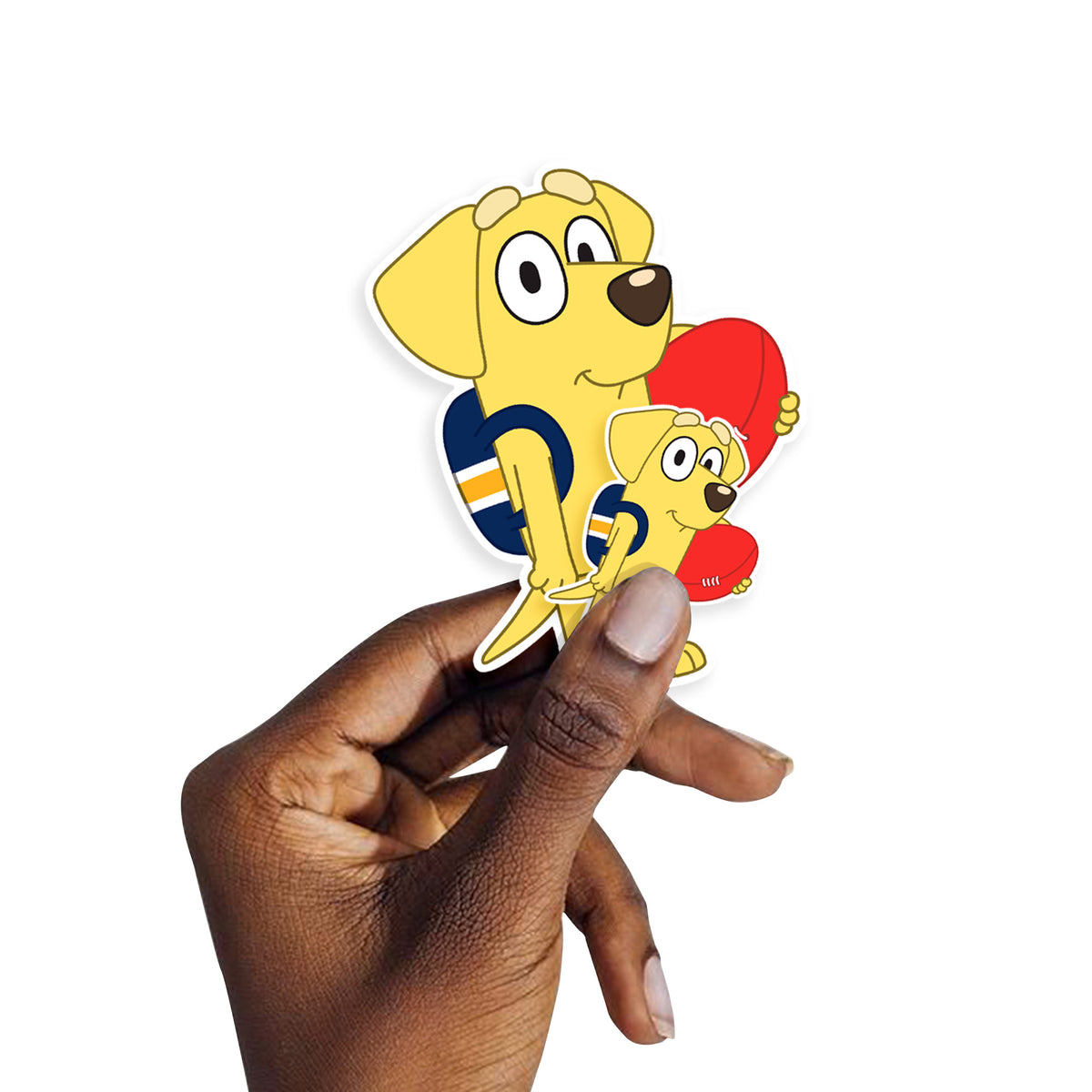 Bluey - 5 Character Minis (Mixed Sizes) - Official BBC - Lucky - Reusa ...