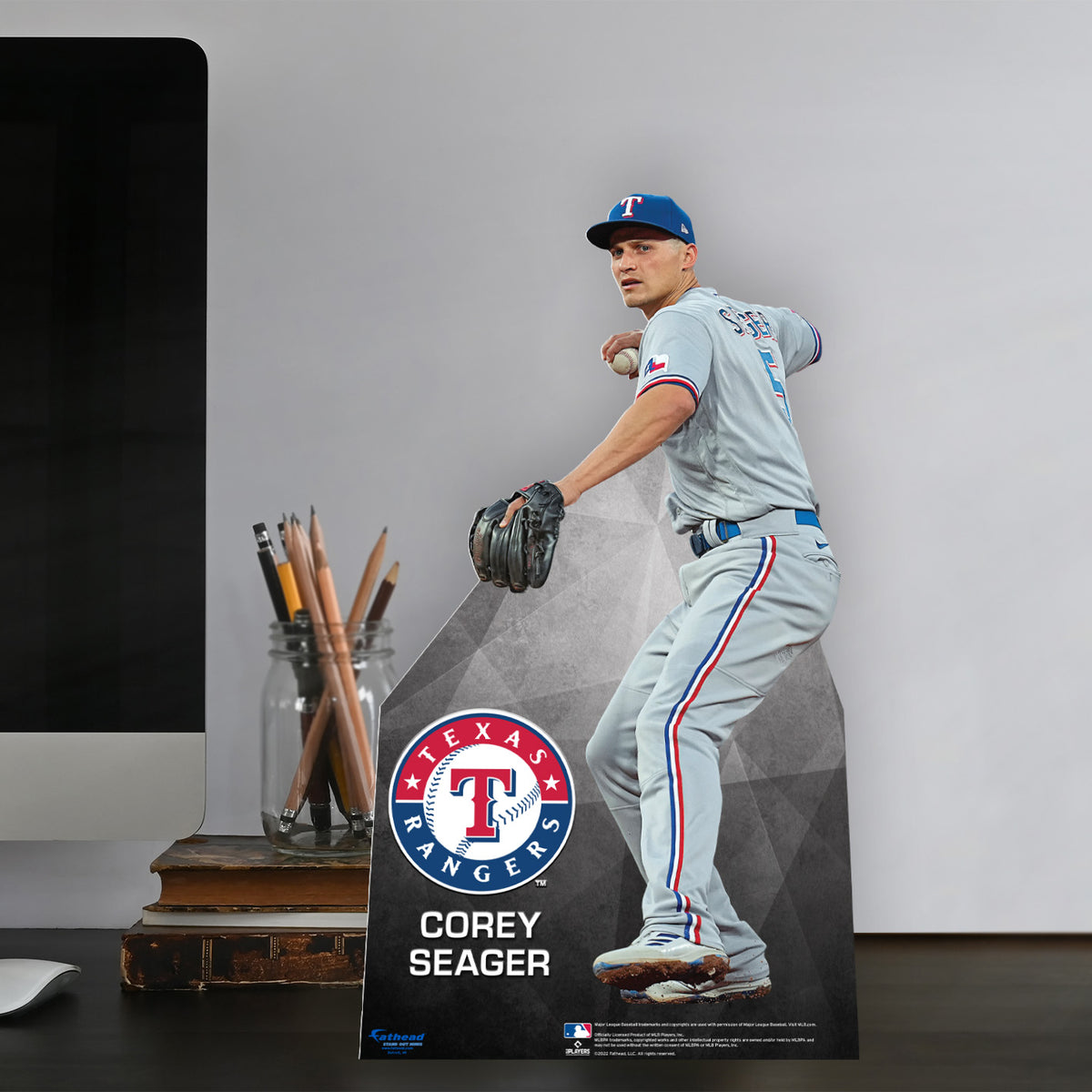 Corey Seager - Mini Stand Out - Official MLB - Texas Rangers - Cardsto ...