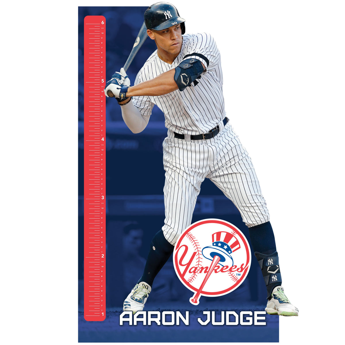 Aaron Judge - Growth Chart - Official MLB - New York Yankees - Reusabl ...
