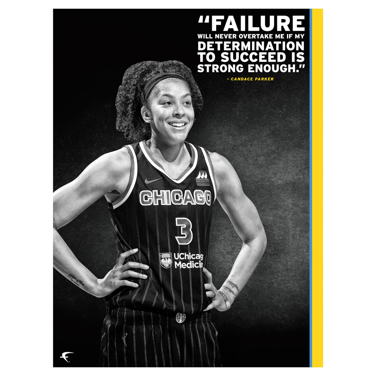 Candace Parker - Inspirational - Peel & Stick Poster - Official WNBA ...