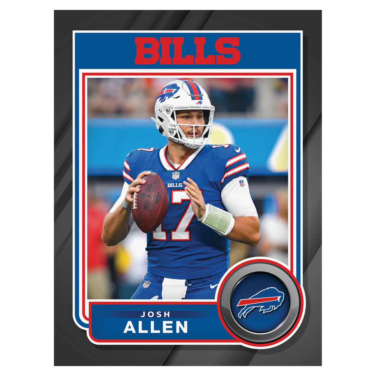 Josh Allen - Peel & Stick Poster - Official NFL - Buffalo Bills - Reus ...