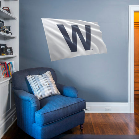 Chicago Cubs: "W" Flag Wall Decal | Fathead Official Site