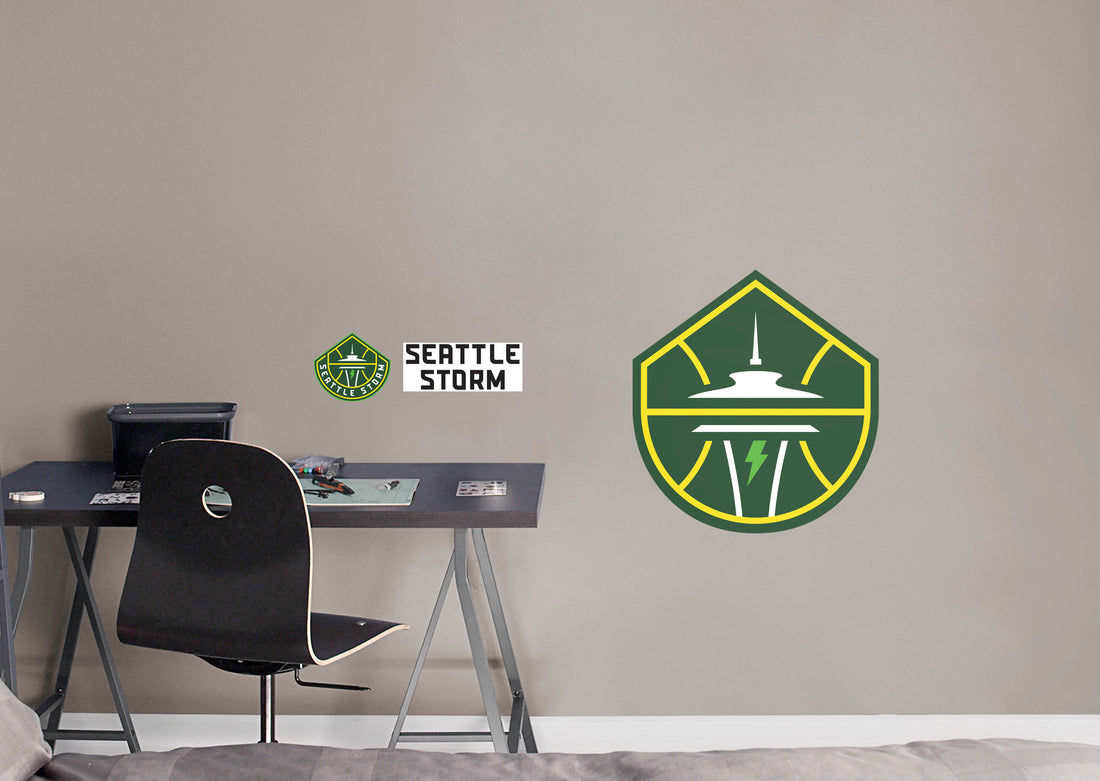 Seattle Storm: Seattle Storm Logo - Officially Licensed WNBA Removable ...