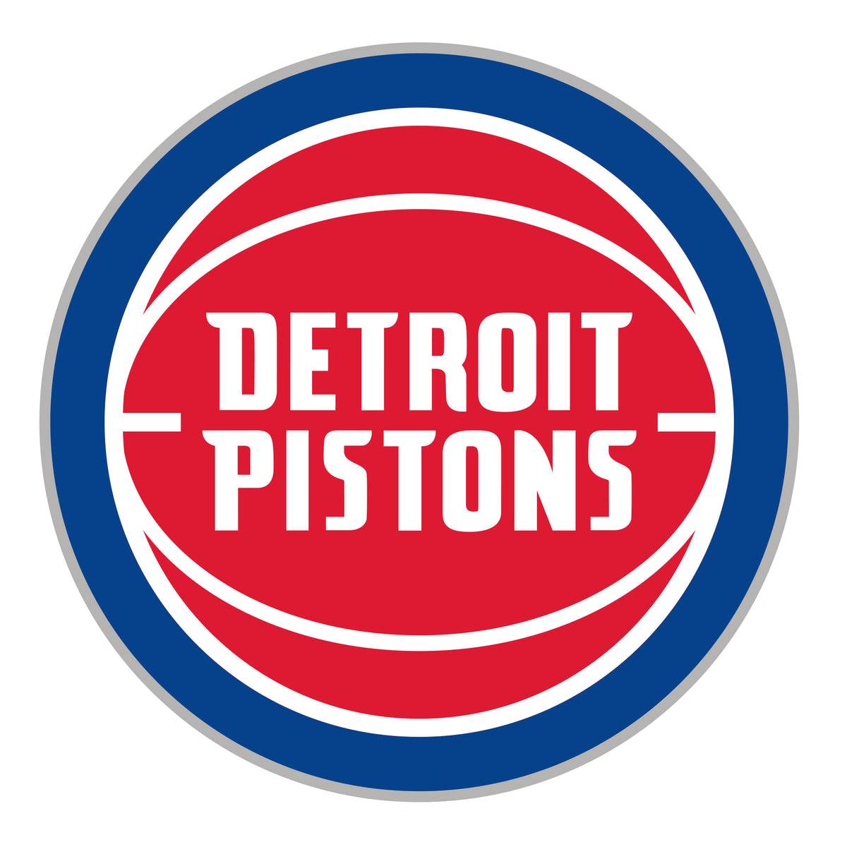 Logo - Big Head - Official NBA - Detroit Pistons - Foam Core Cutout ...