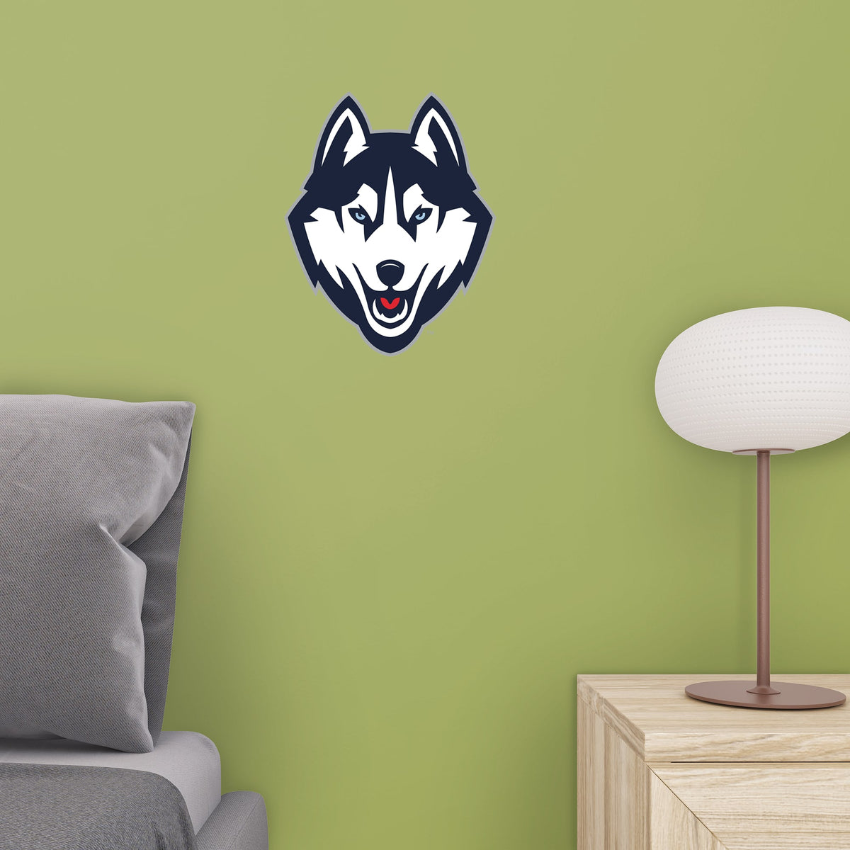 UConn Huskies Logo Removable Wall Decal | Fathead Official Site