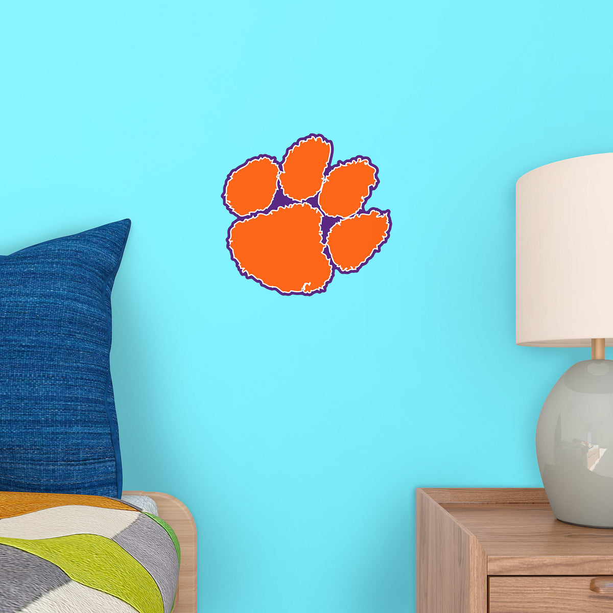 Clemson Tigers: Logo Removable Wall Decal | Fathead Official Site