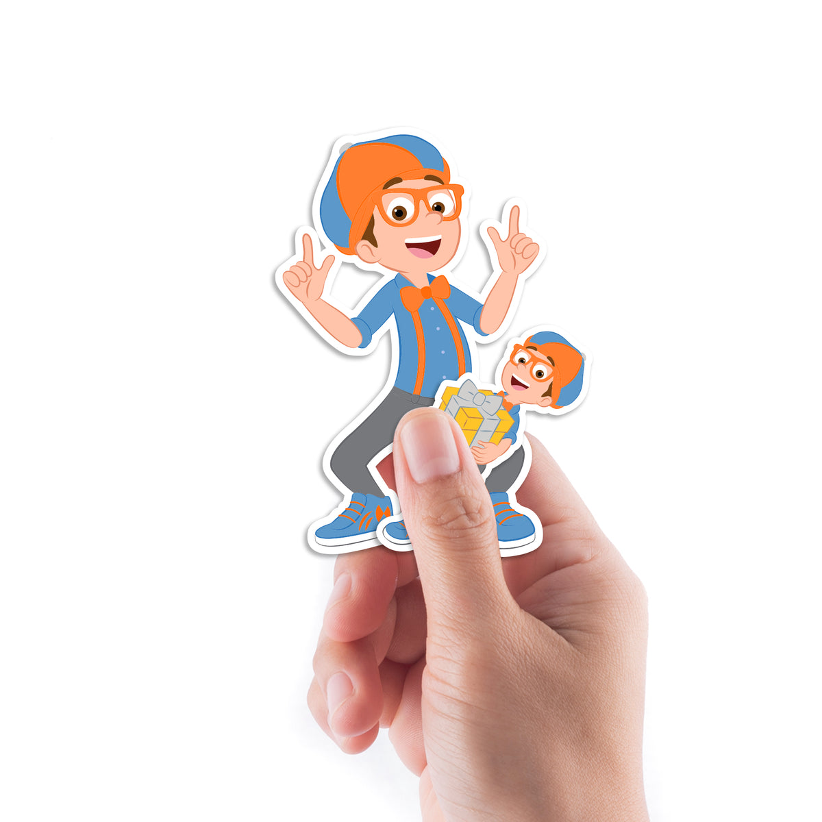 Blippi - 5 Character Minis (Mixed Sizes) - Official Blippi - Reusable ...