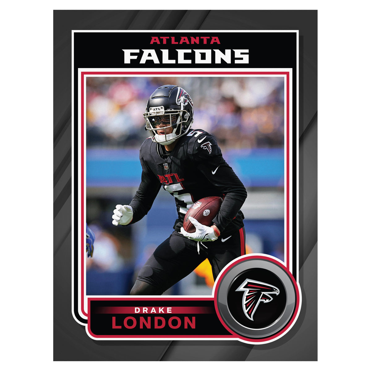 Drake London - Peel & Stick Poster - Official NFL - Atlanta Falcons ...
