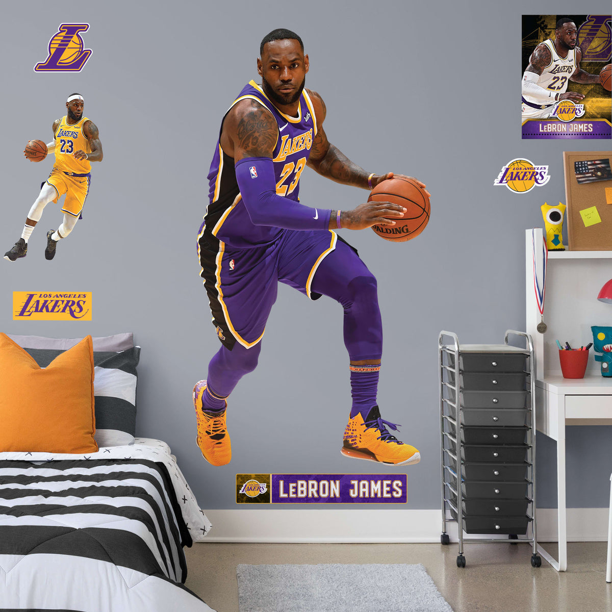 LeBron James Removable Wall Decal | Fathead Official Site