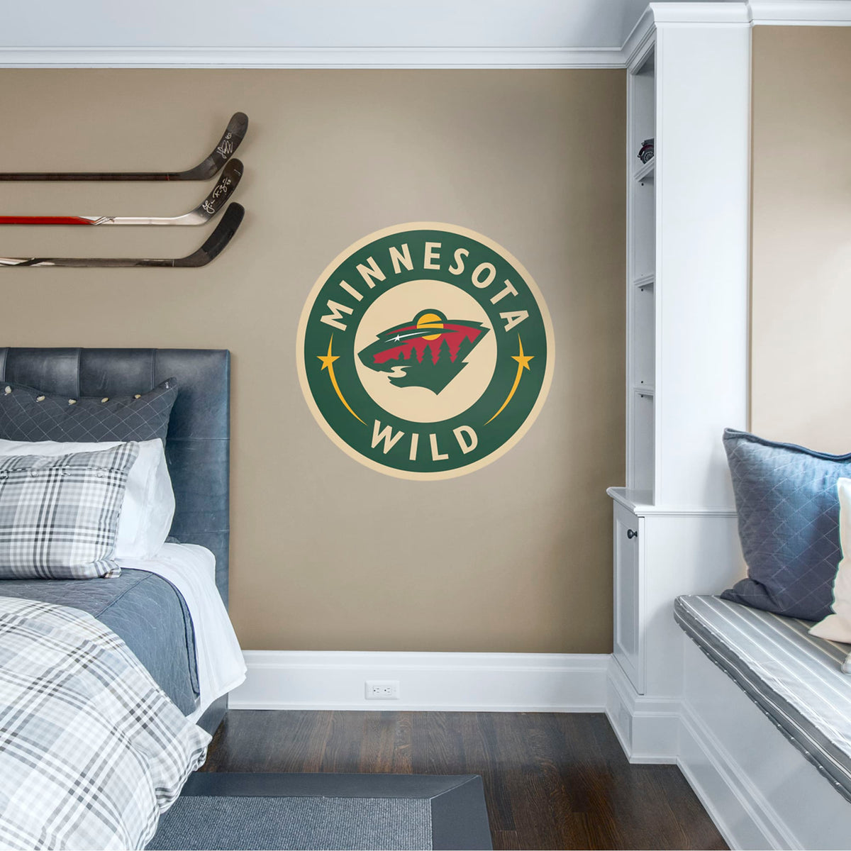Minnesota Wild Alternate Logo Wall Decal | Fathead Official Site