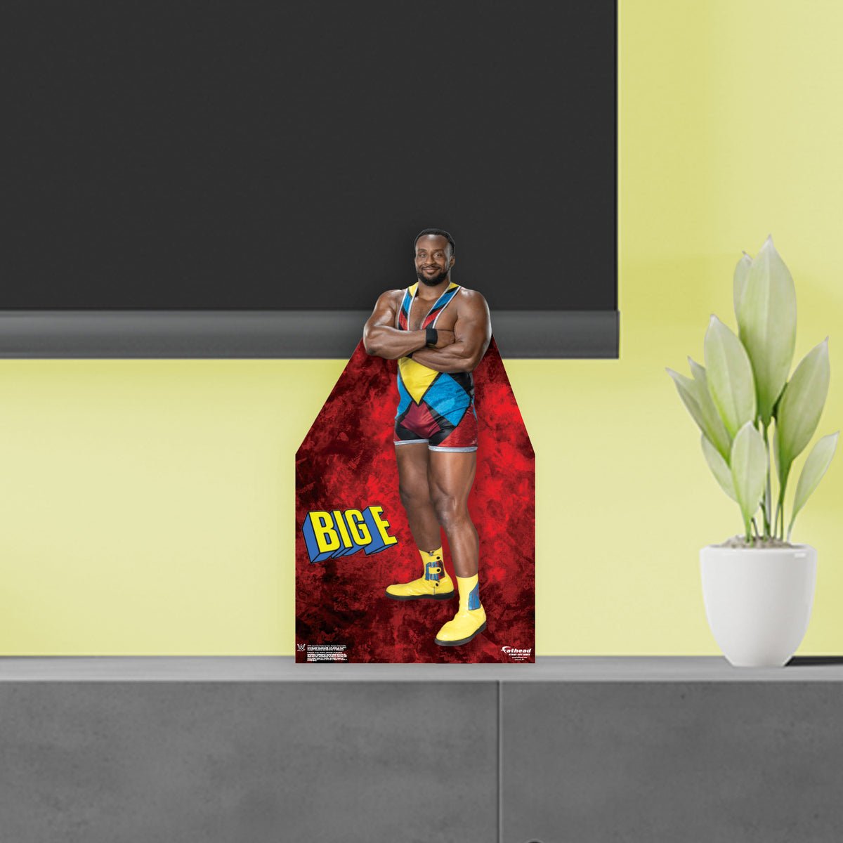 Big E - WWE - Mini Stand Out - Official WWE - Cardstock Cutout – Fathead