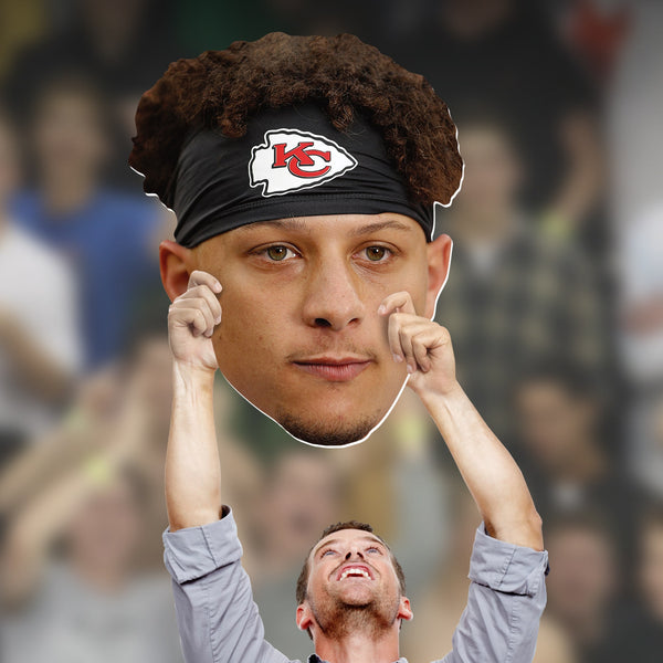 Patrick Mahomes II - Big Head - Official NFL - Foam Core Cutout – Fathead