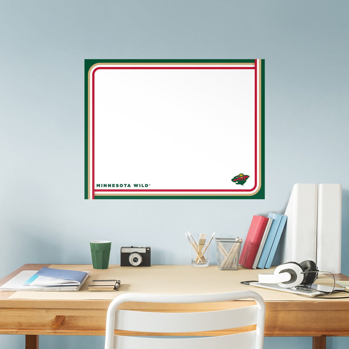 Minnesota Wild - Dry Erase Whiteboard - Official NHL - Reusable Vinyl ...