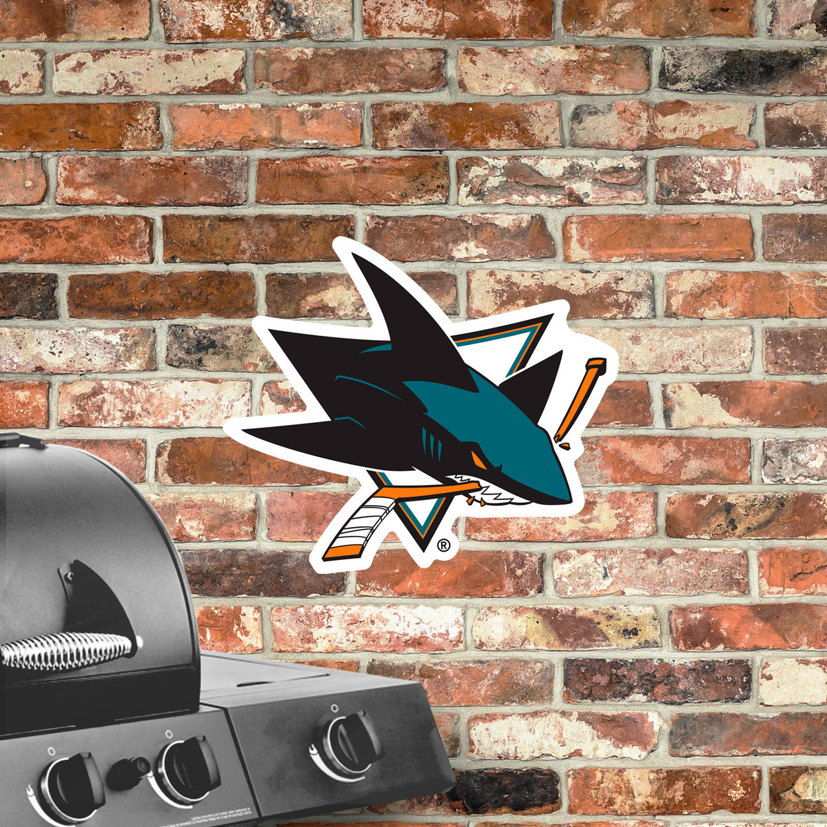 San Jose Sharks - Logo - Outdoor Wall Decals - Official NHL - Scratch ...
