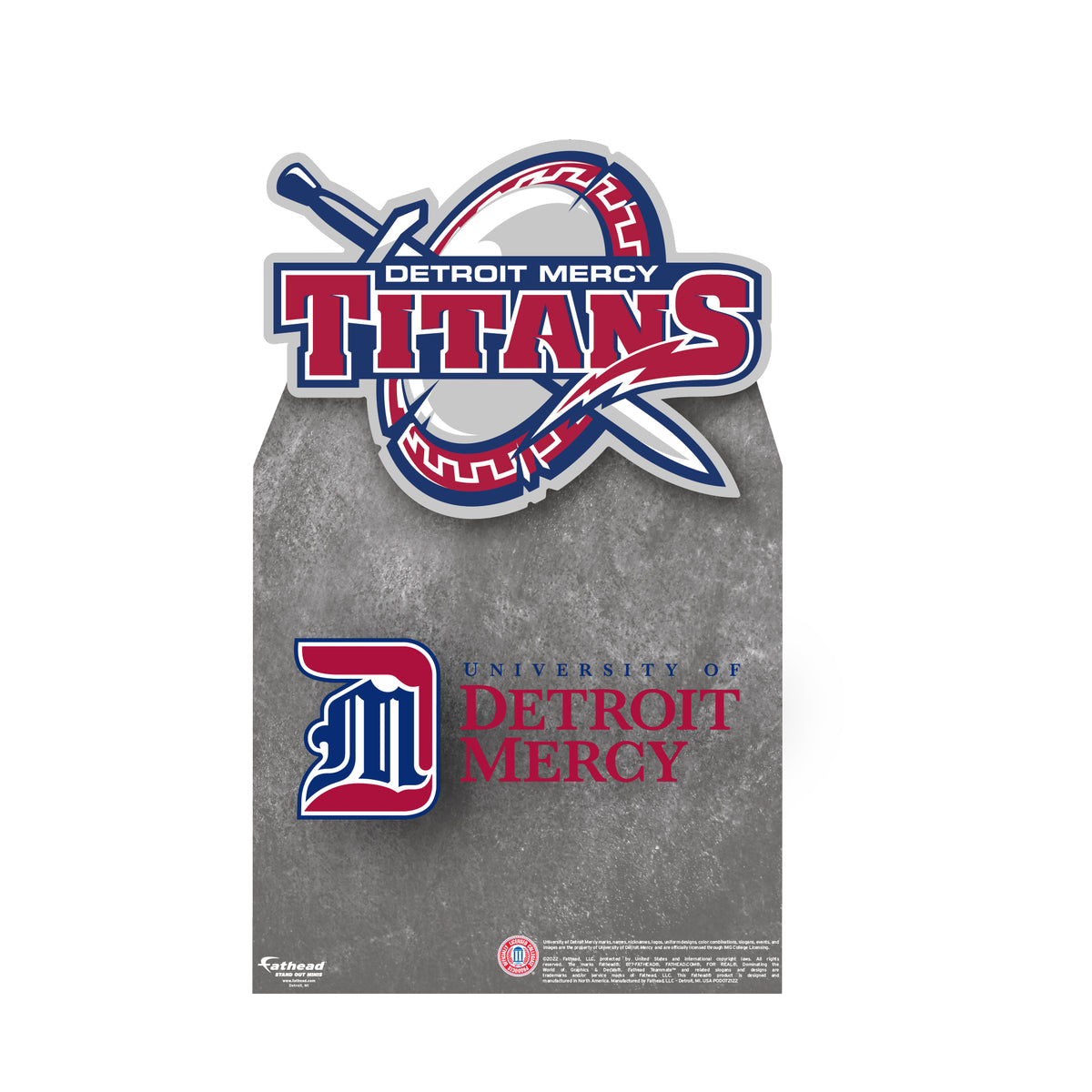 Detroit Mercy Titans - Mini Stand Out - Official NCAA - Cardstock Cuto ...