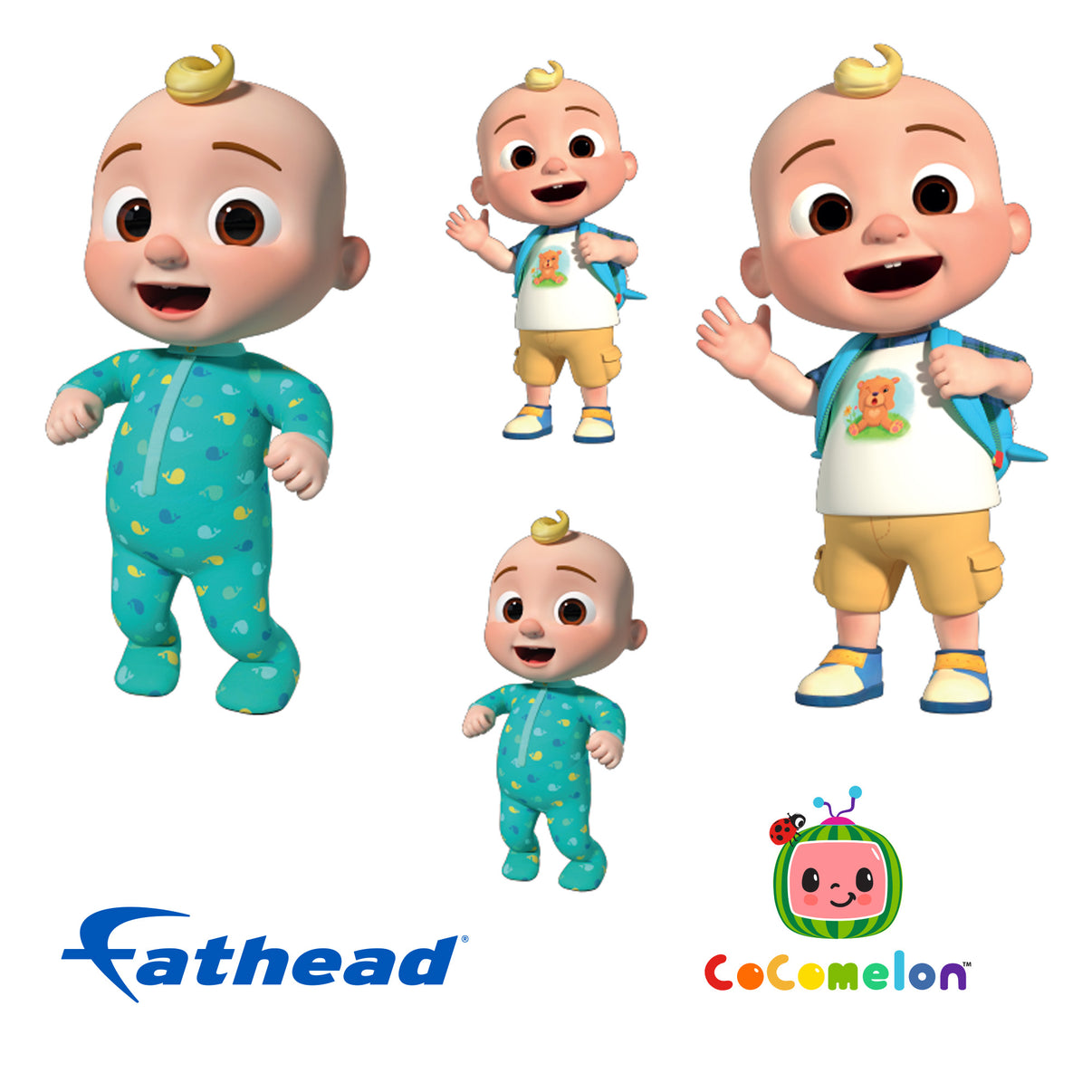 JJ Minis - Officially Licensed CoComelon Removable Adhesive Decal – Fathead