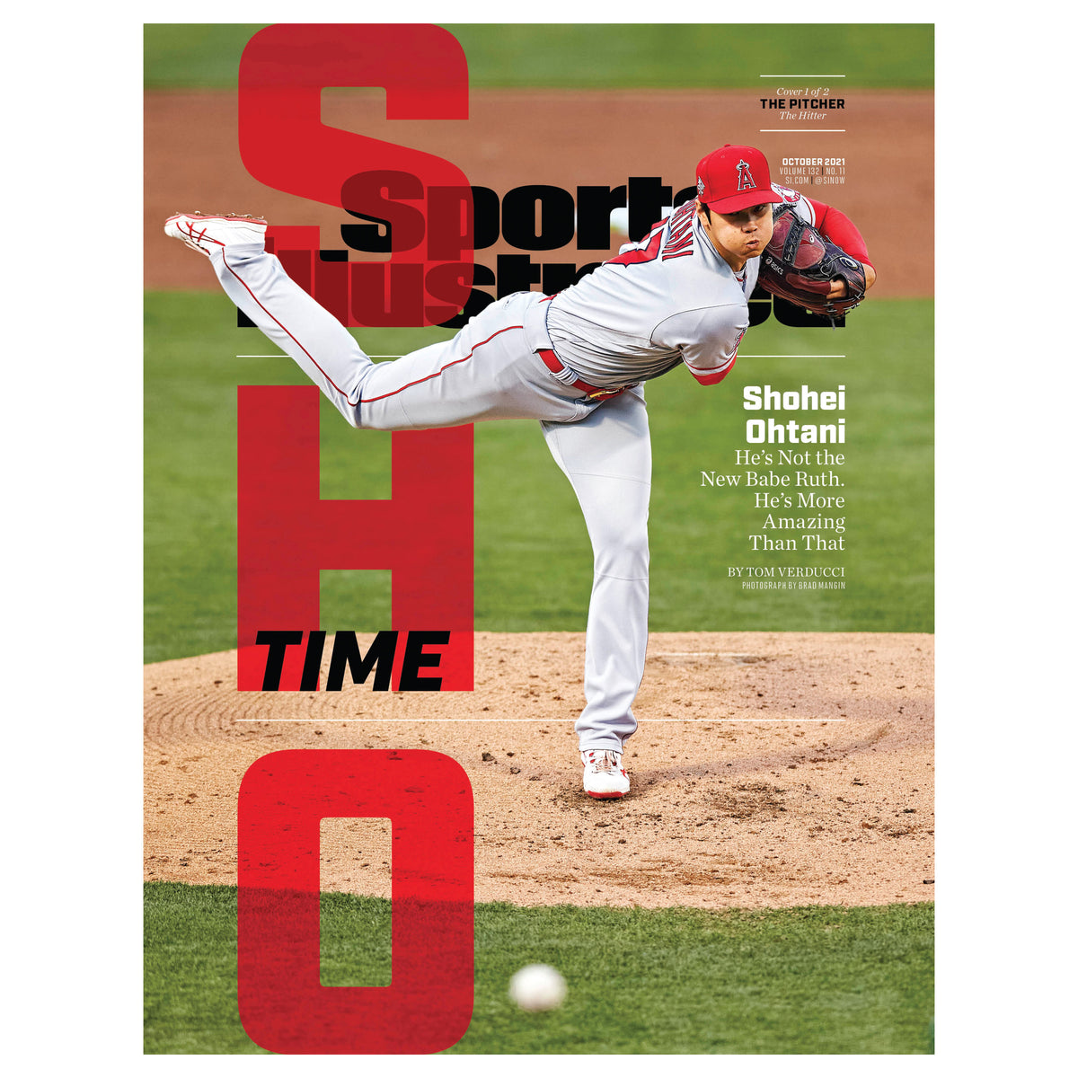 Shohei Ohtani - October 2021 Pitching Edition Sports Illustrated Cover ...