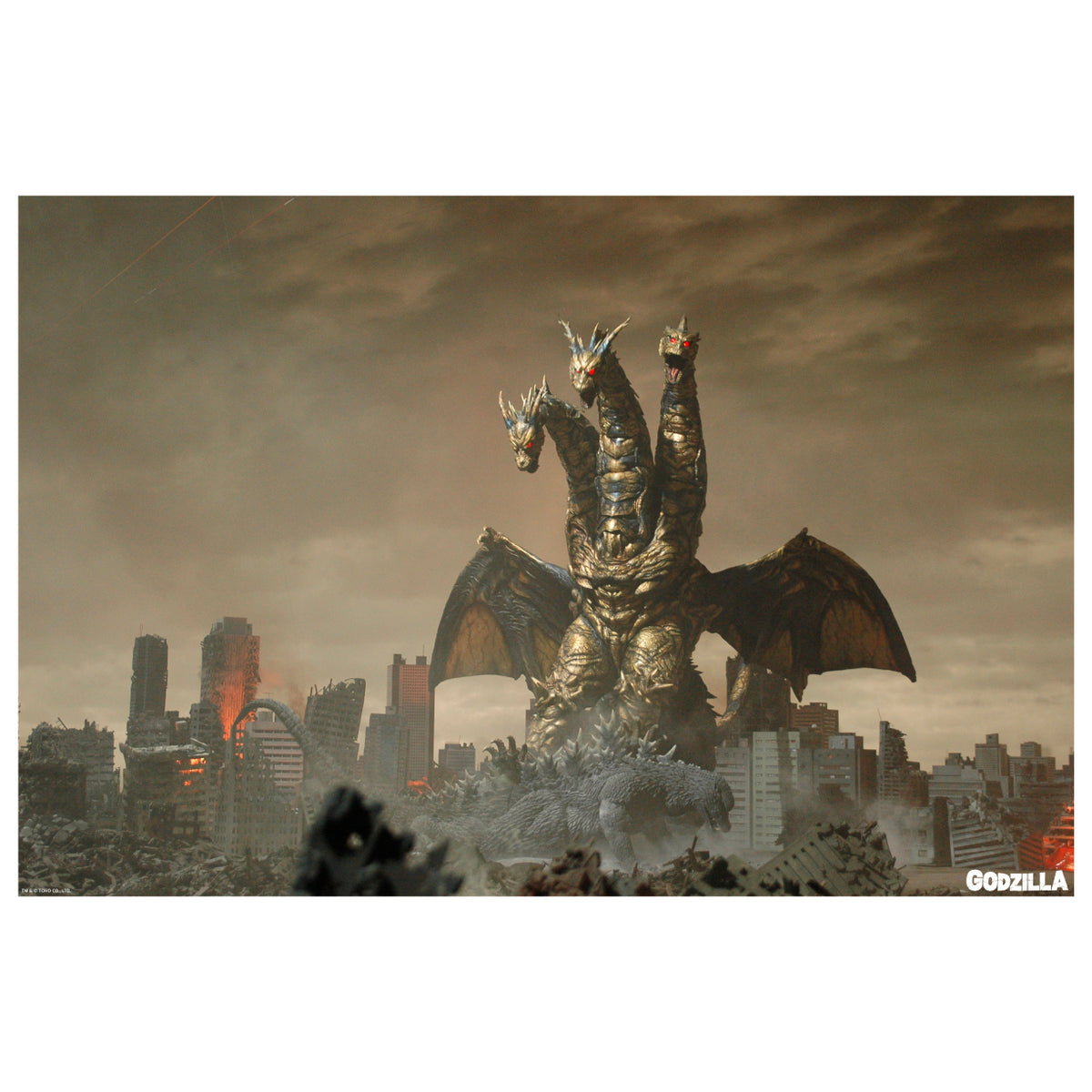 Godzilla - Movie Scene - Peel & Stick Poster - Official Toho - Godzill ...