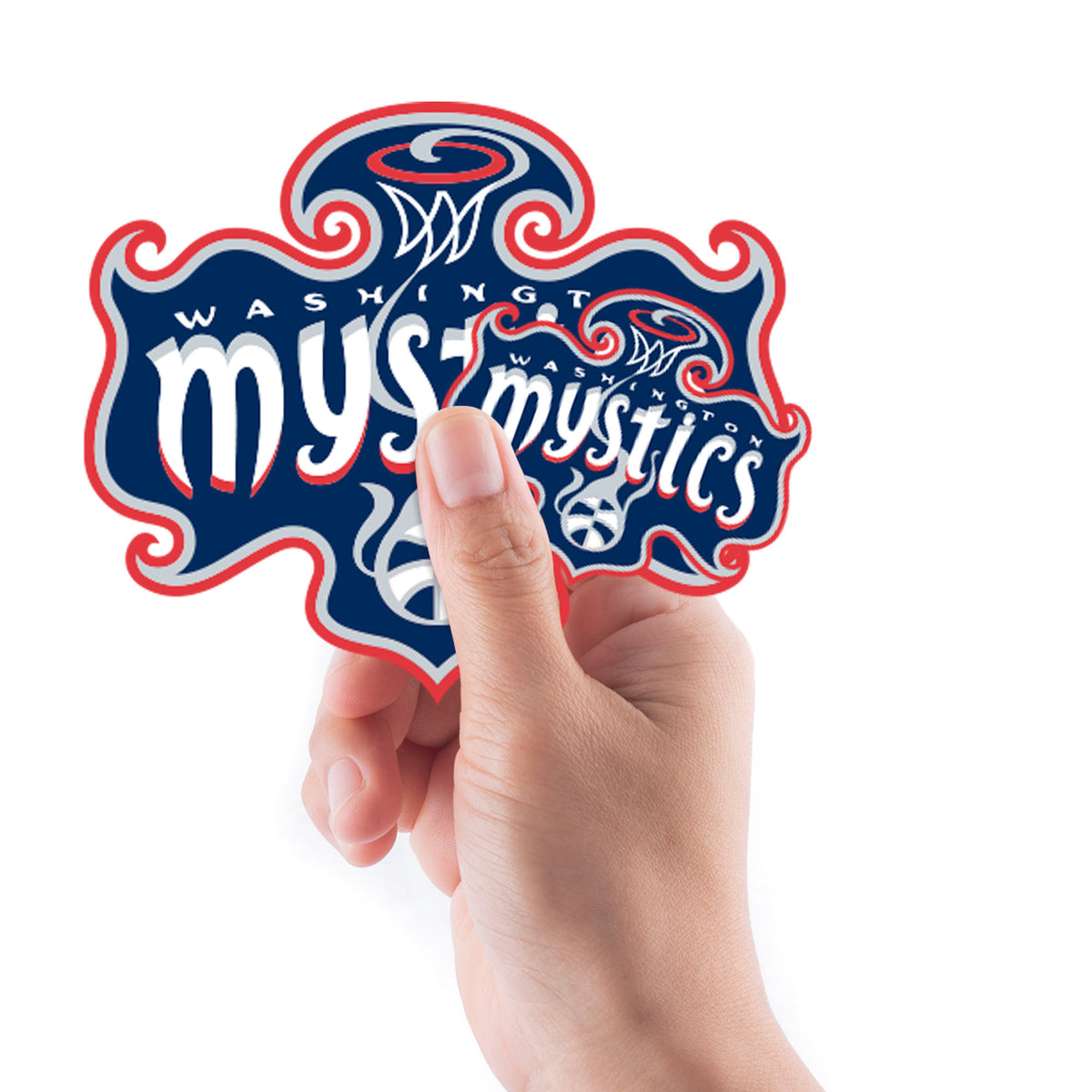 Washington Mystics - 5 Logo Minis (Mixed Sizes) - Official WNBA - Reus ...