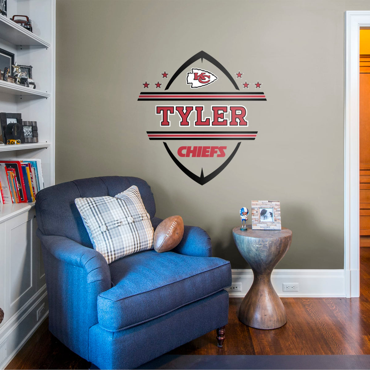 Kansas City Chiefs Logo - With Personalized Name - Official NFL - Reus ...