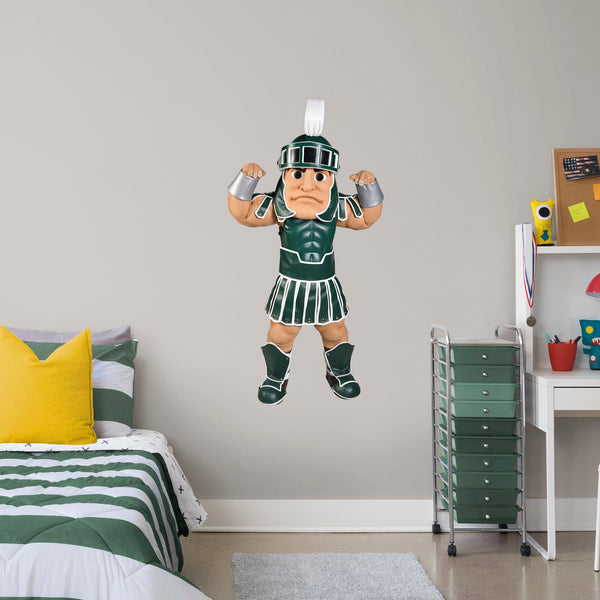 Michigan State: Sparty Mascot Wall Decal | Fathead Official Site