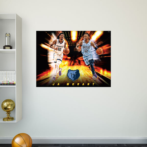 Ja Morant - Icon Series - Peel & Stick Poster - Official NBA - Memphis ...